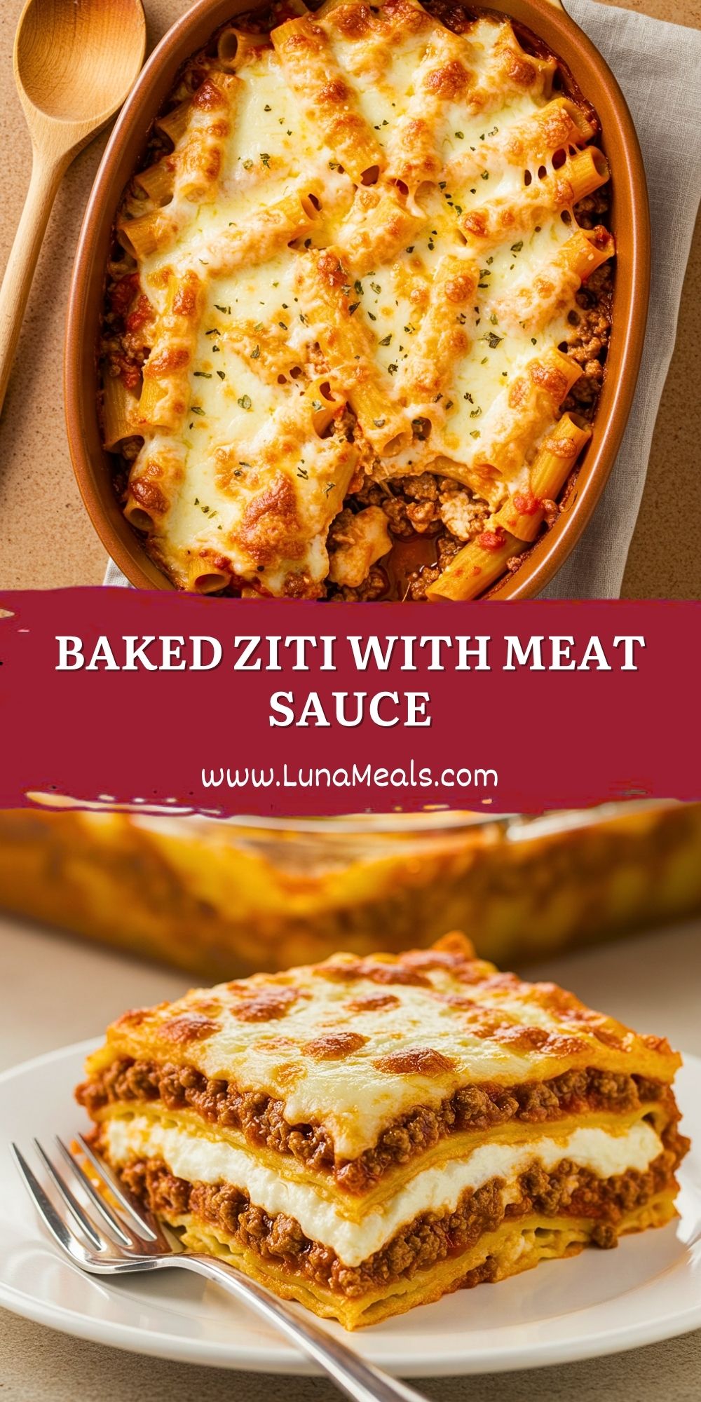 Baked Ziti with Meat Sauce