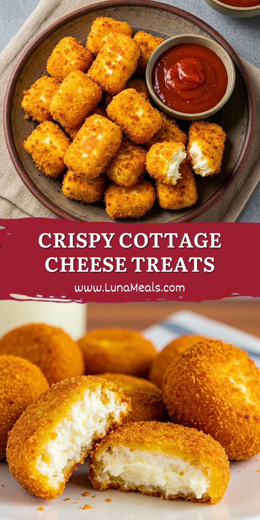 Crispy Cottage Cheese Treats