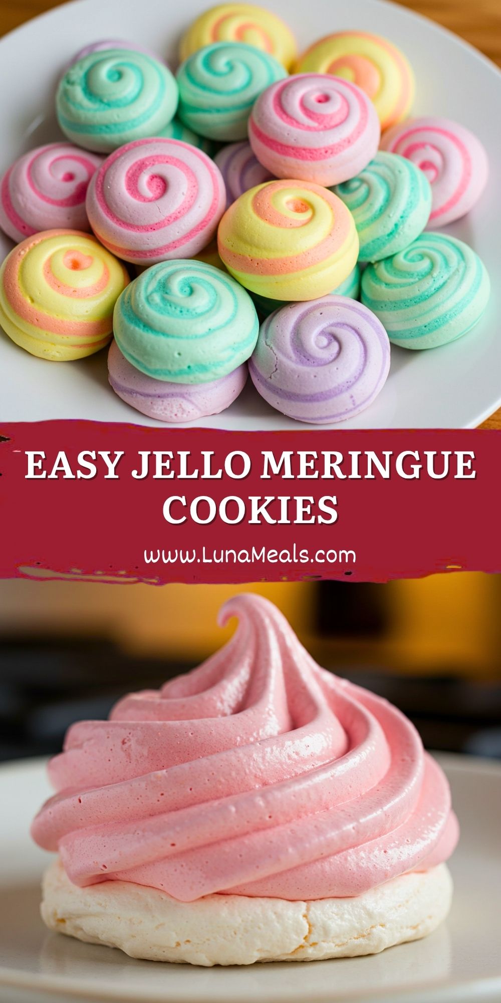 Easy Jello Meringue Cookies