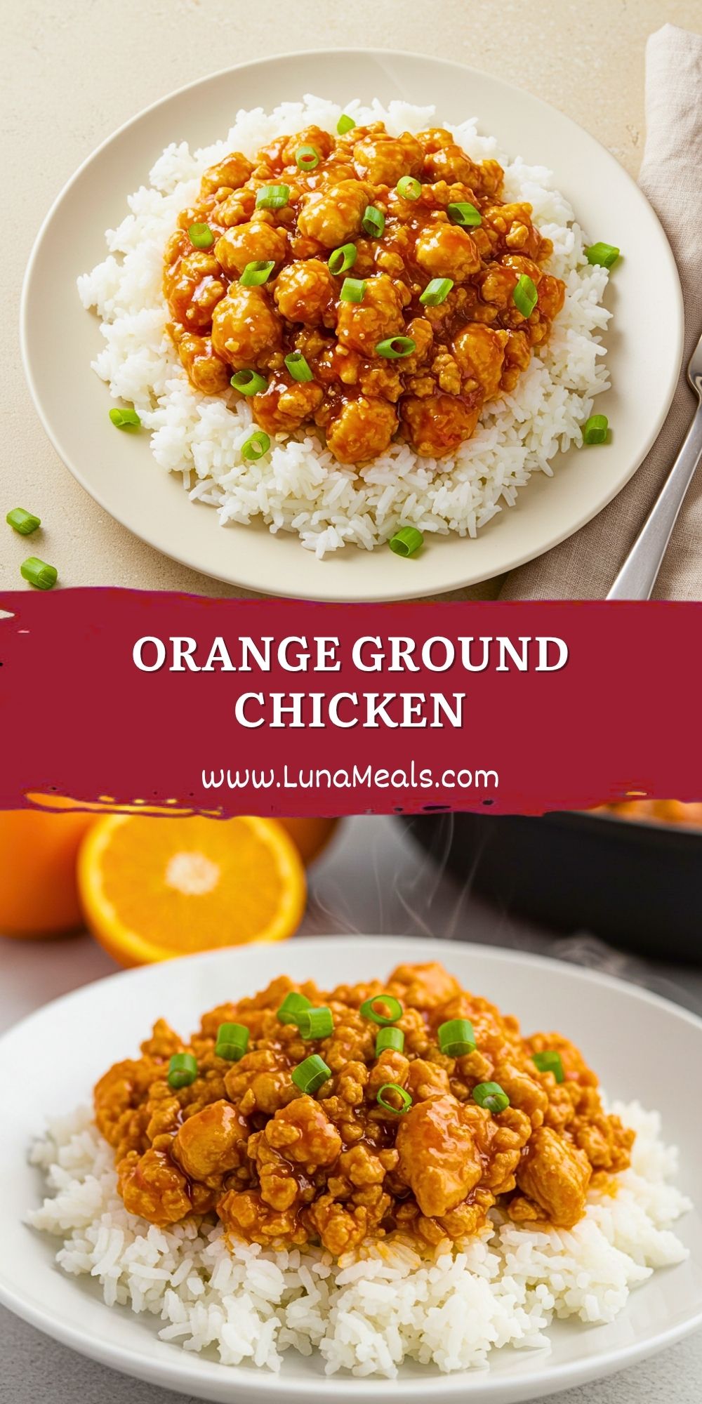 Orange Ground Chicken