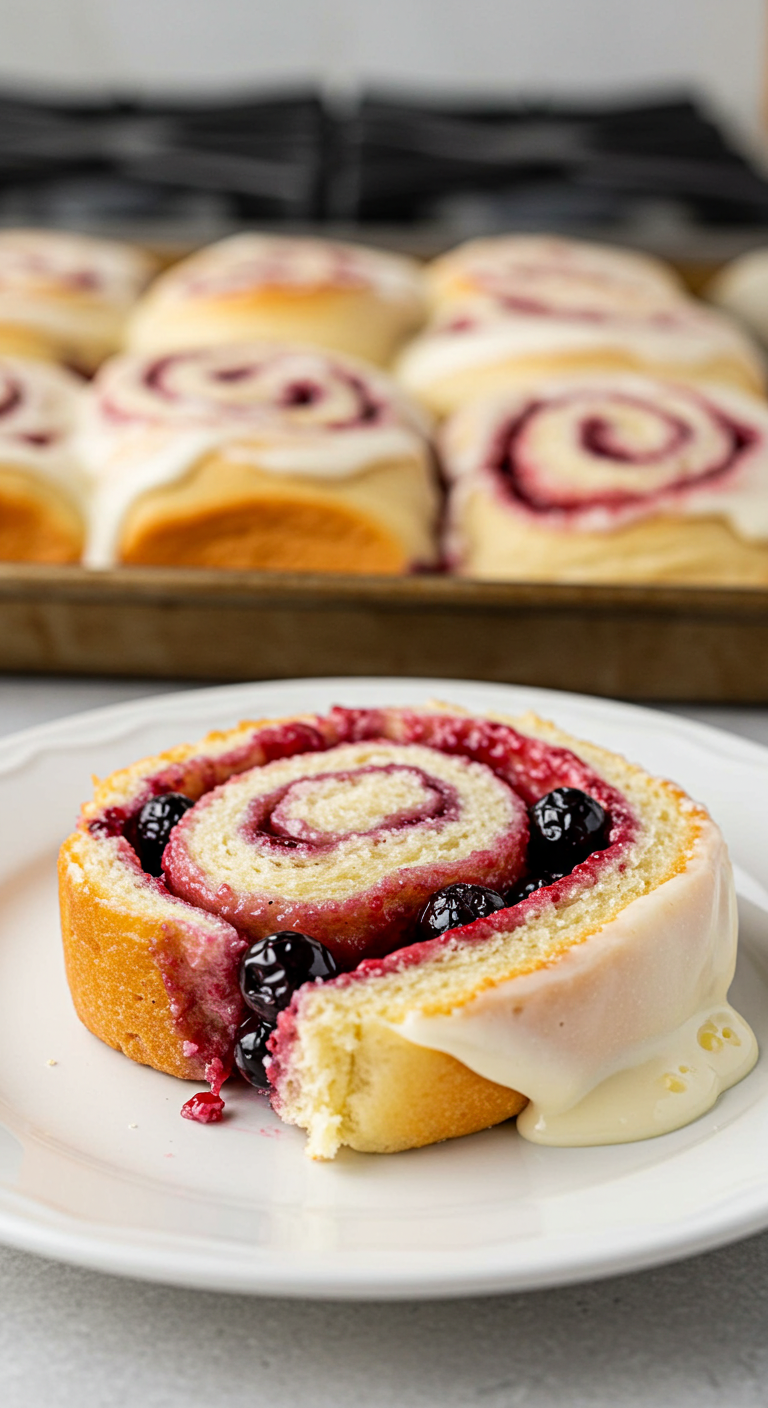 Sweet Rolls with Berry Twist