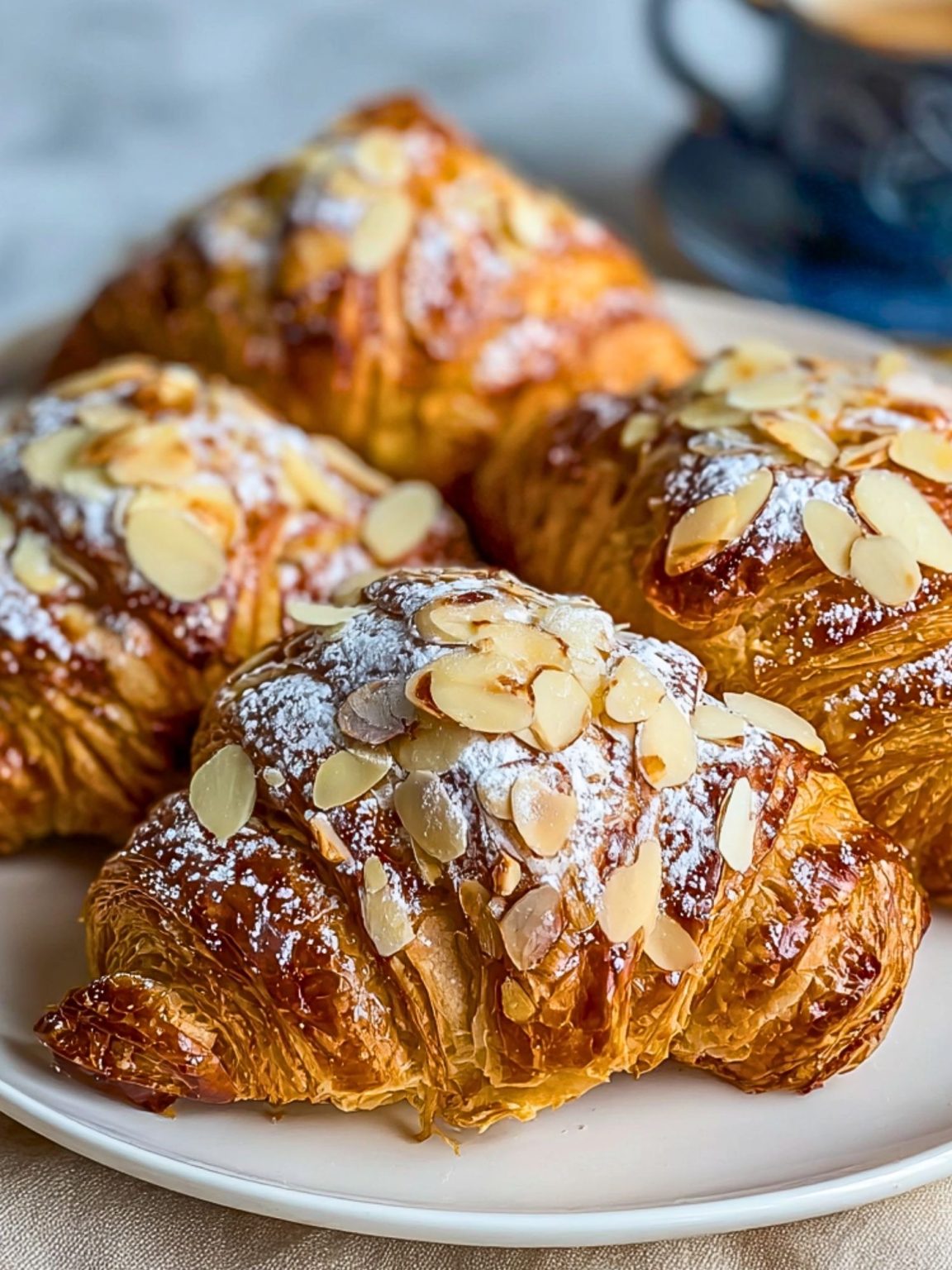 Bakery-Style Almond Croissants